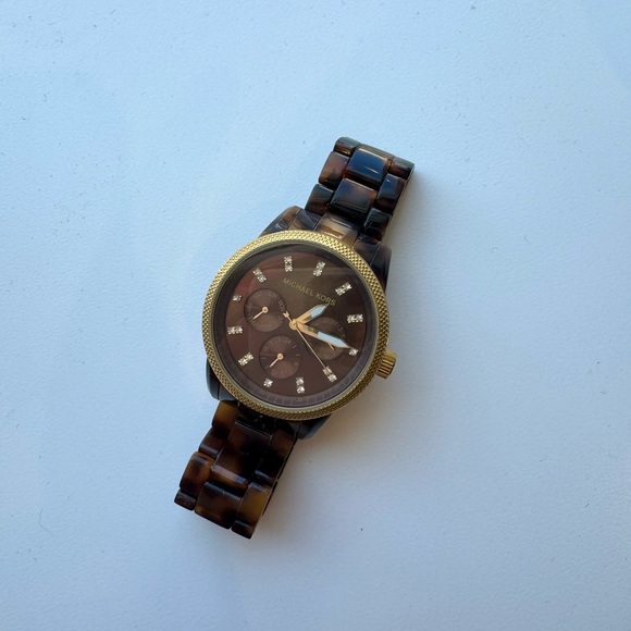 Accessories | Michael Kors Tortoise Watch | Poshmark